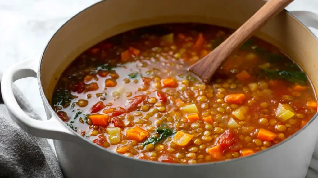 Lentil Vegetable Soup: Hearty and Nourishing - Seasonal Crave